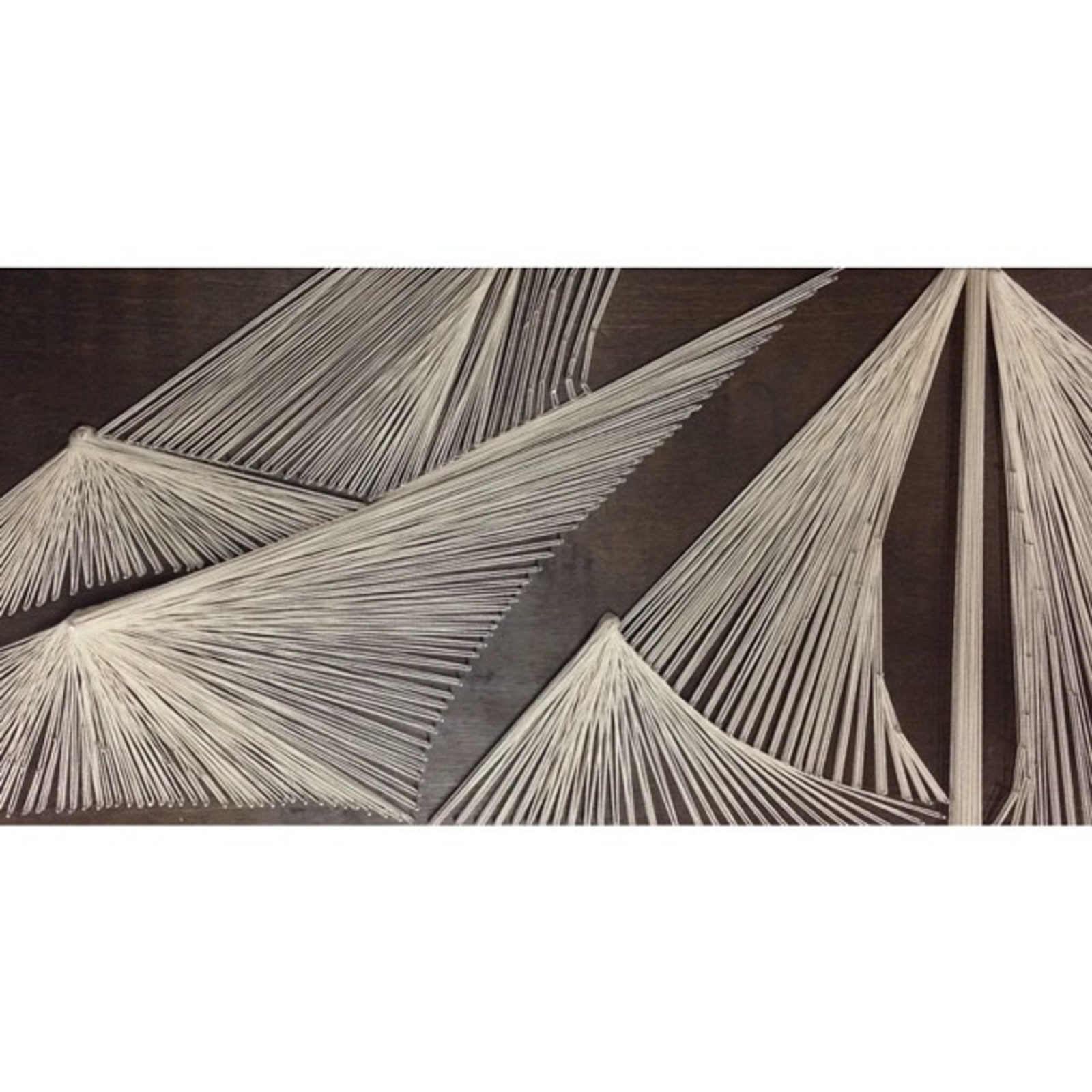 abstracted sail string art | smaller works | Ink + Indigo