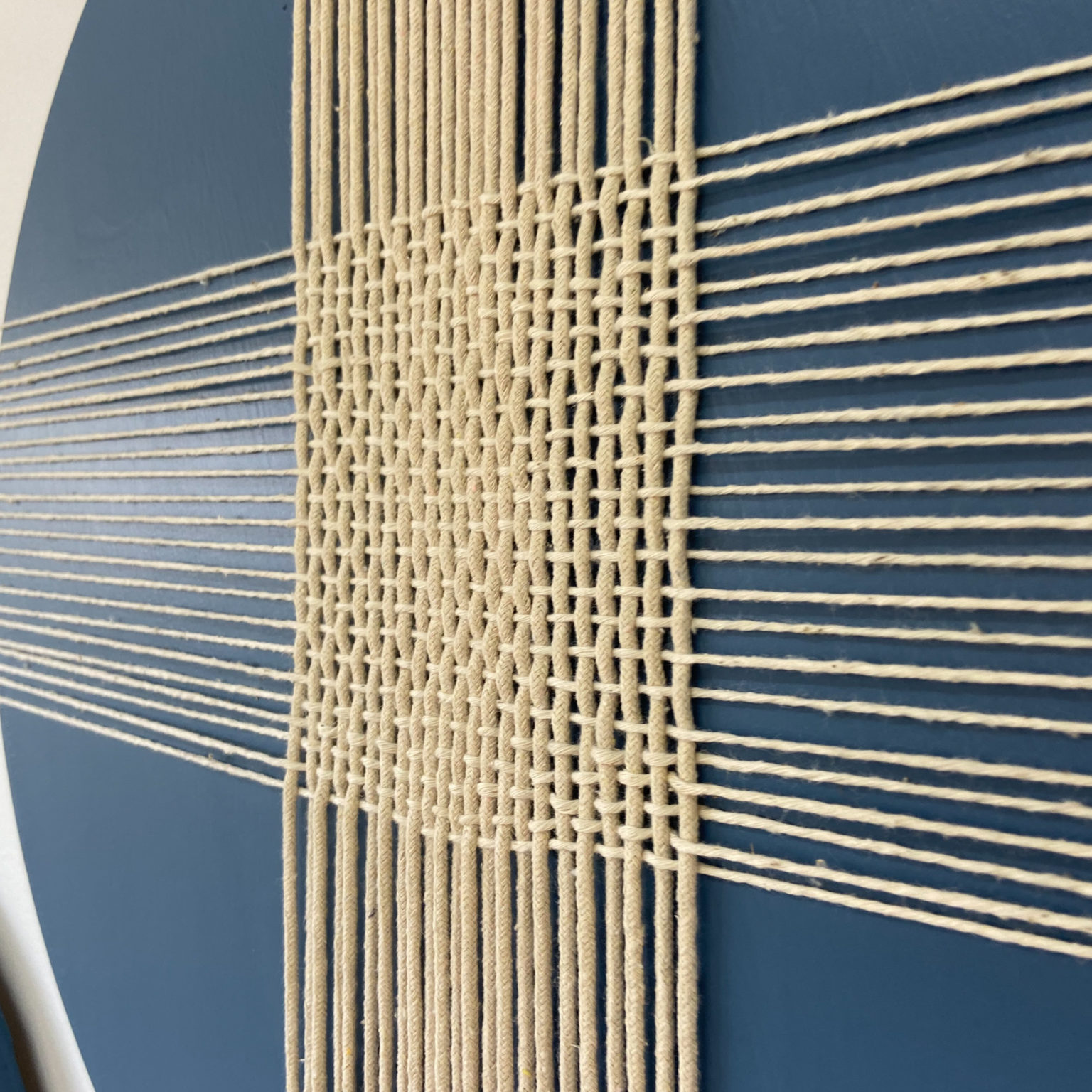 Woven Cord + Circular Forms | Ink + Indigo