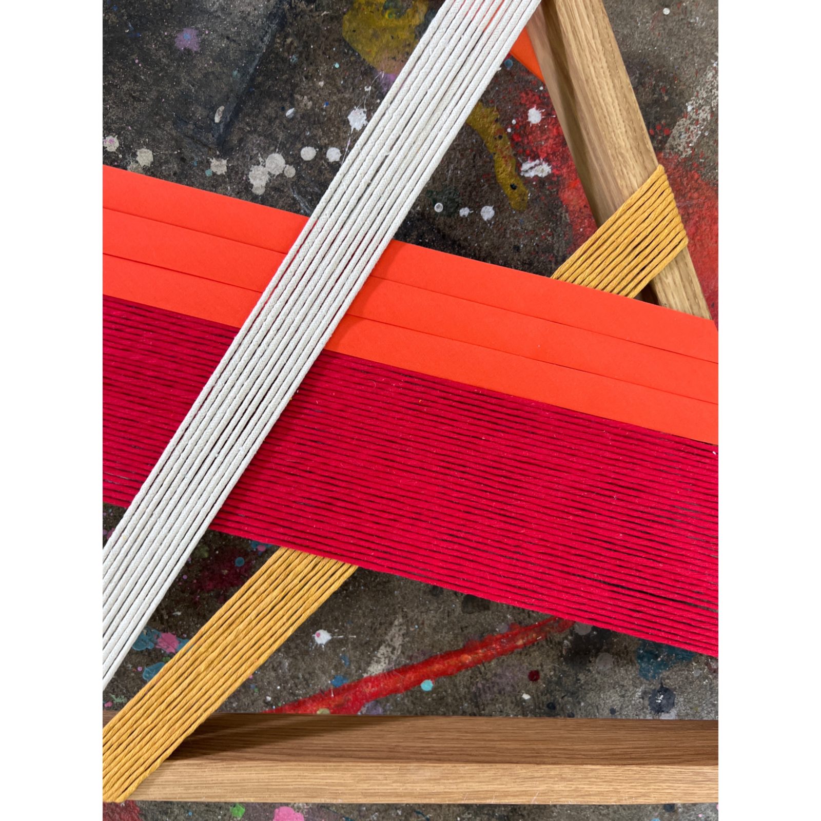 Open Form String Art Installation 1 | Ink + Indigo