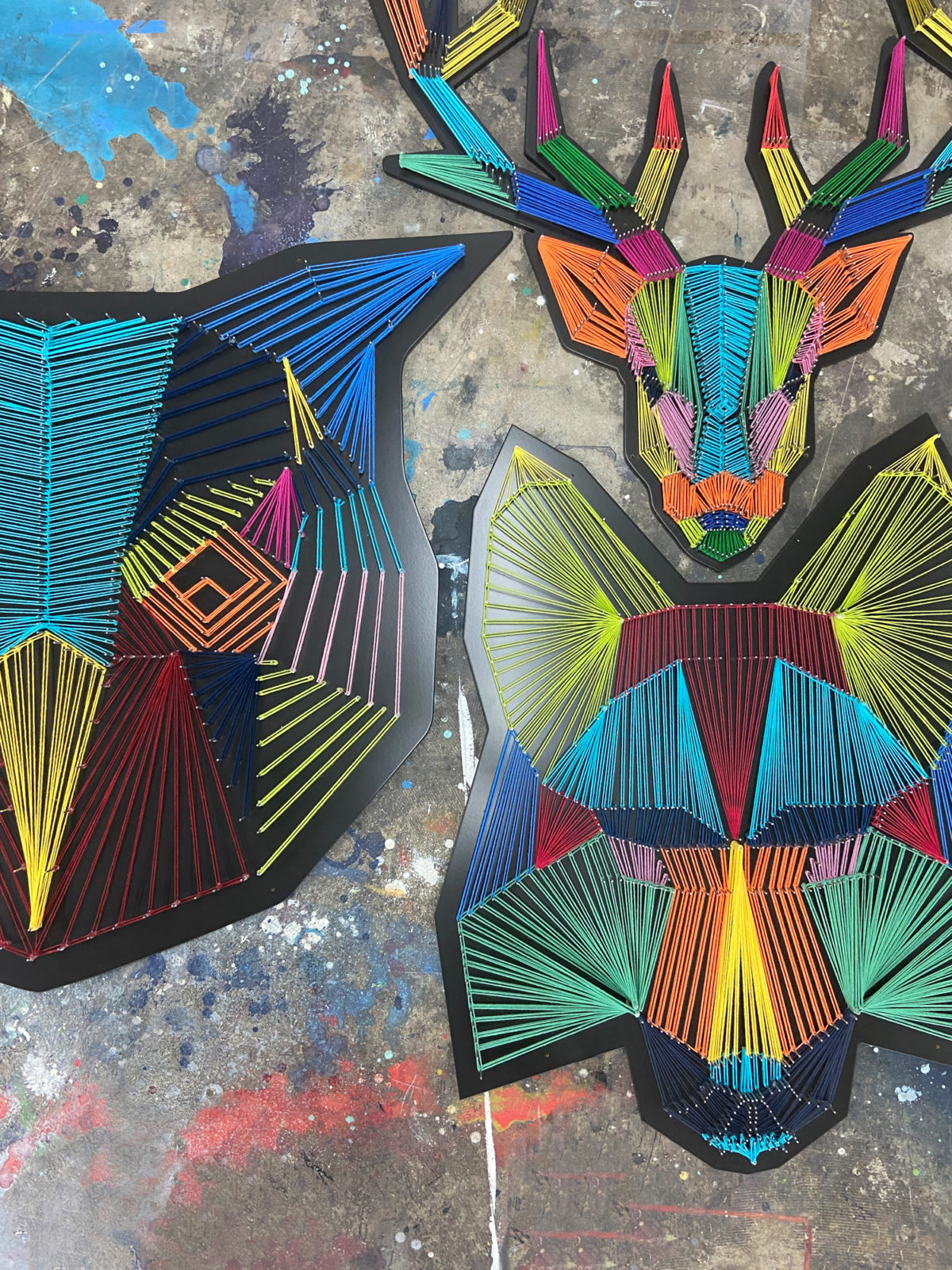 Animal Form String Art Series | Ink + Indigo