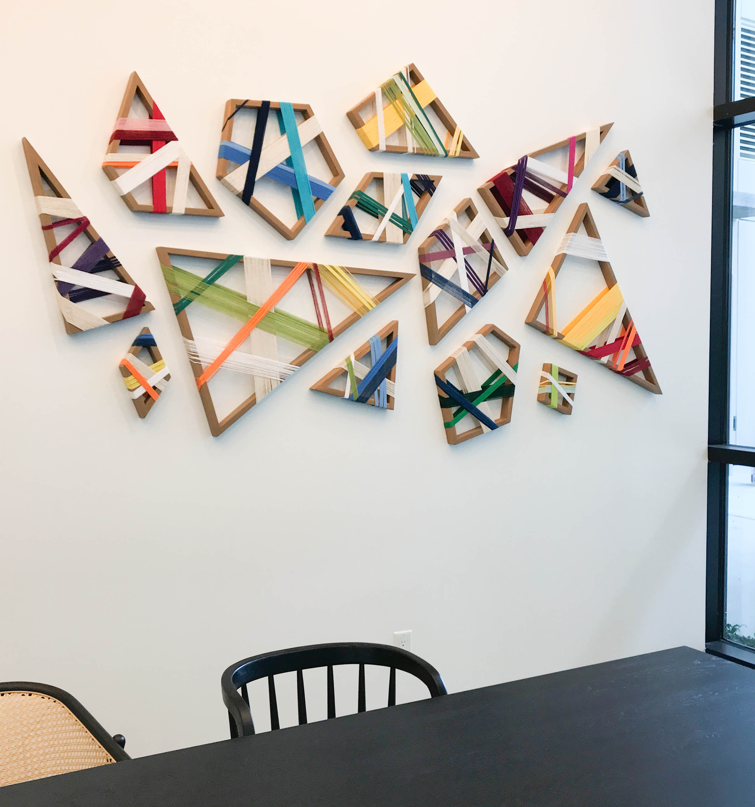 open form string art installation 2 | Ink + Indigo