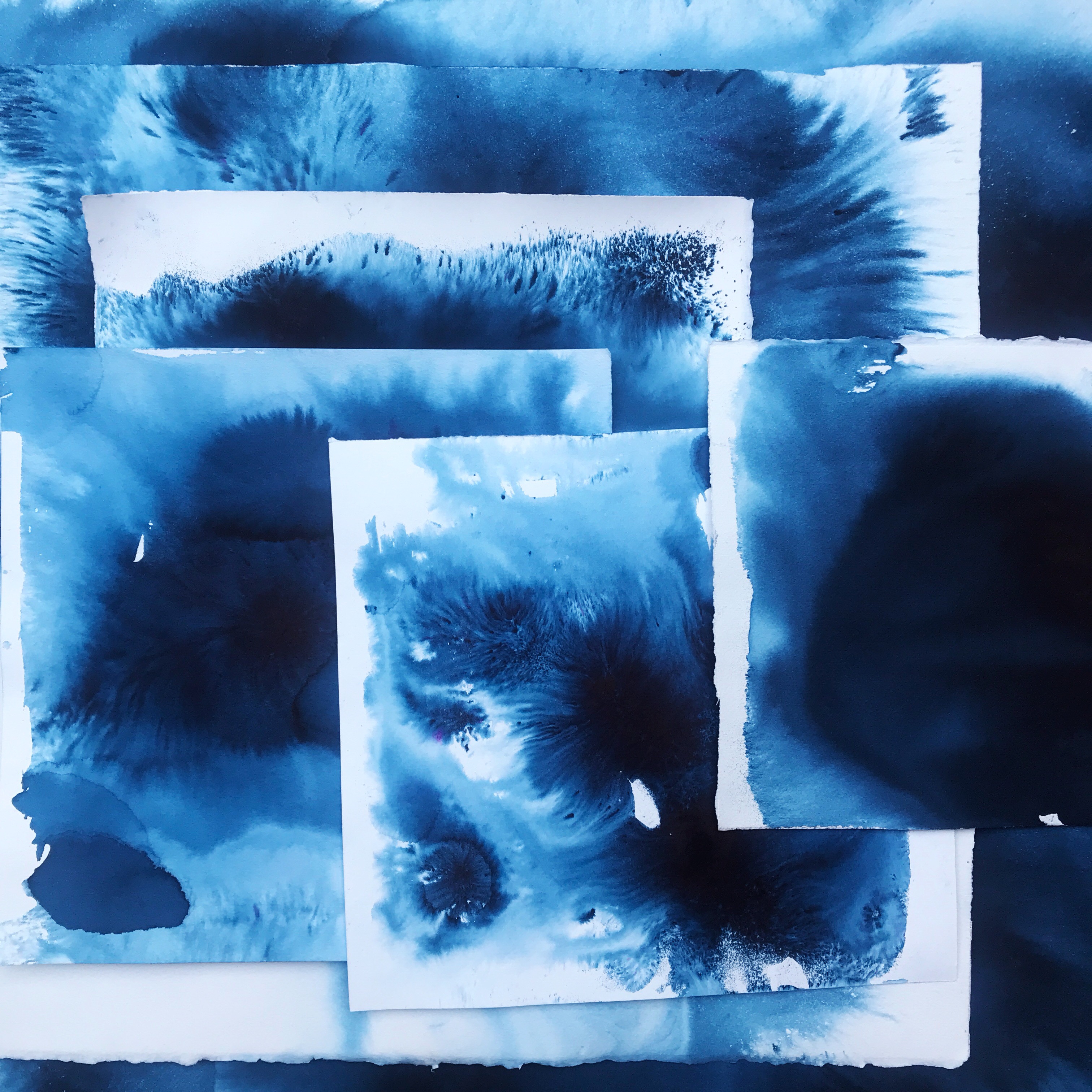 Pigment Paintings | Ink + Indigo