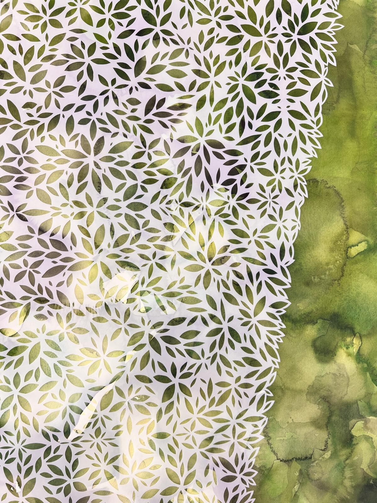 Cut Paper Overlay Series 9 | Ink + Indigo