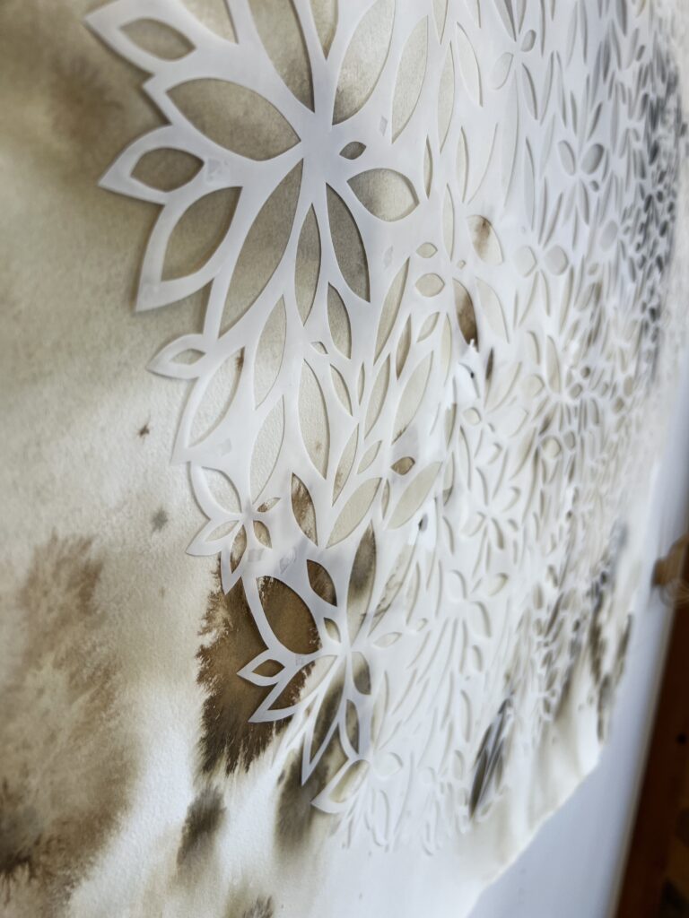 Cut Paper Overlay Series 11 | Ink + Indigo