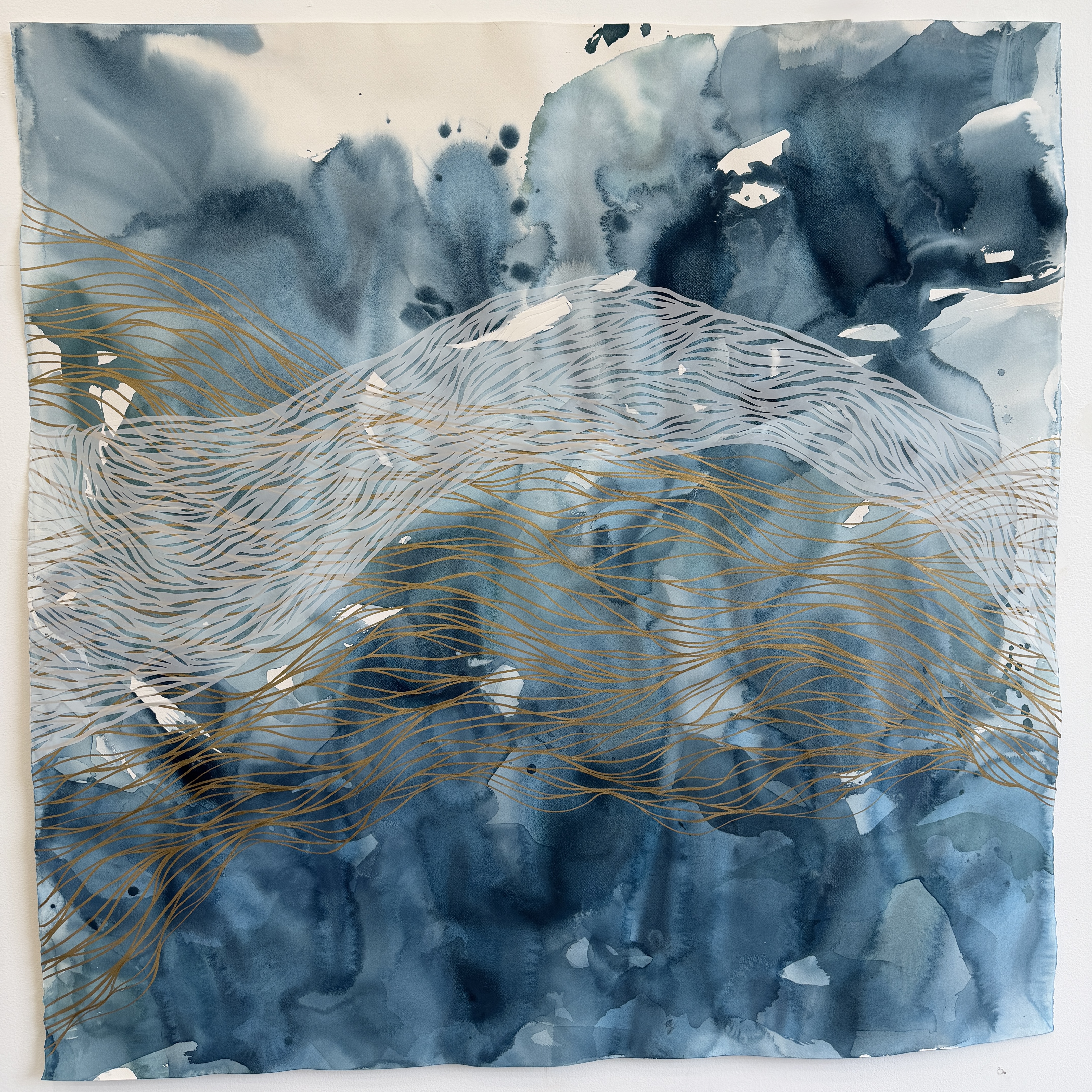 Cut Paper Overlay Series 12 | Ink + Indigo
